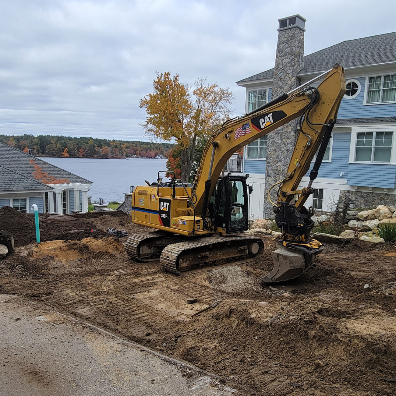 Luxury Waterfront Excavation Project - New Era Excavation | New England